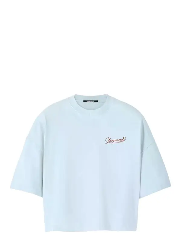 Jacquemus Cropped T-shirt - Blue