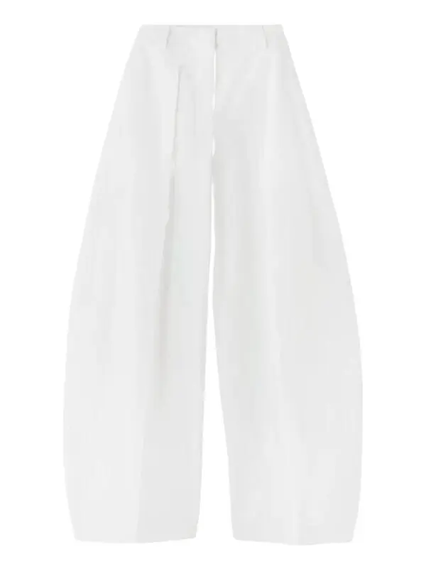 Jacquemus Pleated Trousers - White