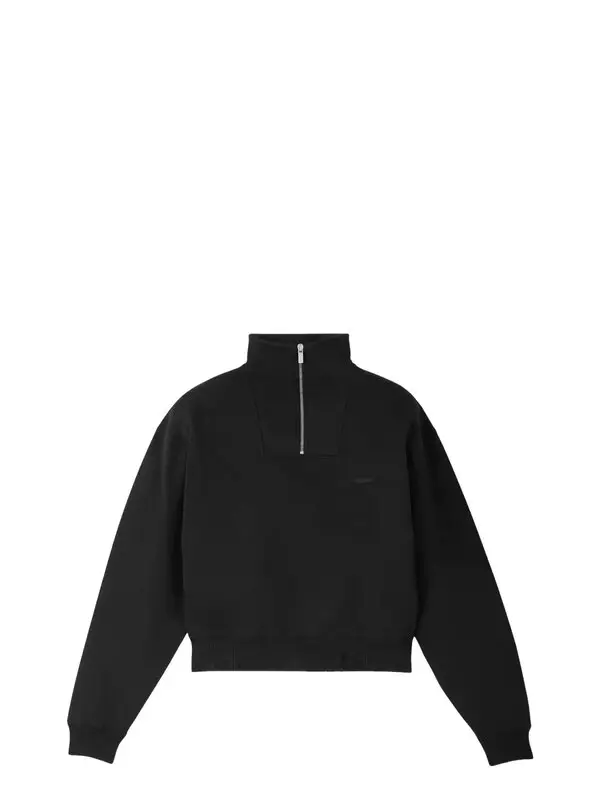 Jacquemus Zip-neck Sweater - Black
