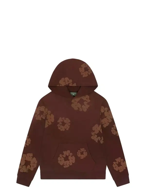 DENIM TEARS Mono Cotton Wreath Hoodie - Brown