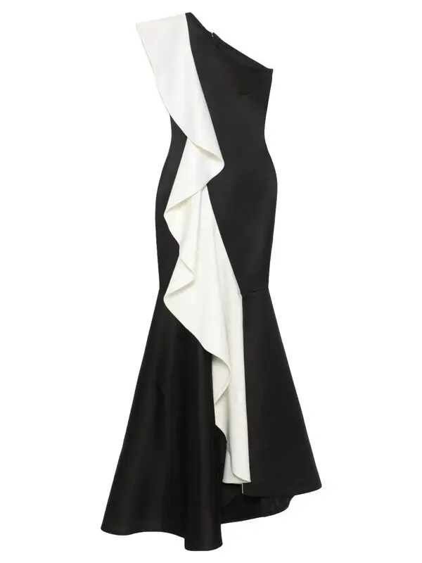 AAVVA One-shoulder Mermaid Gown - Black