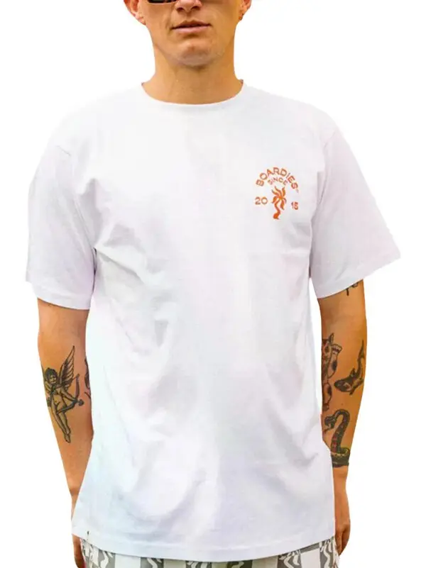 BOARDIES Logo-print T-shirt - White