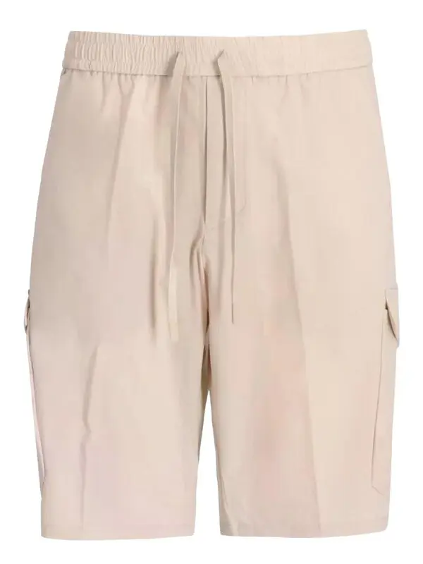 Hugo Boss Logo-patch Shorts - Neutrals