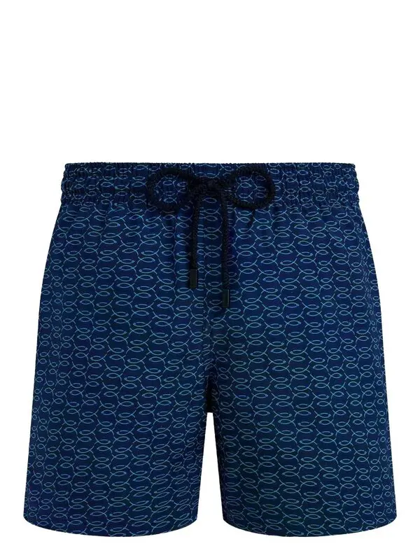 Vilebrequin Printed Swim Shorts - Blue