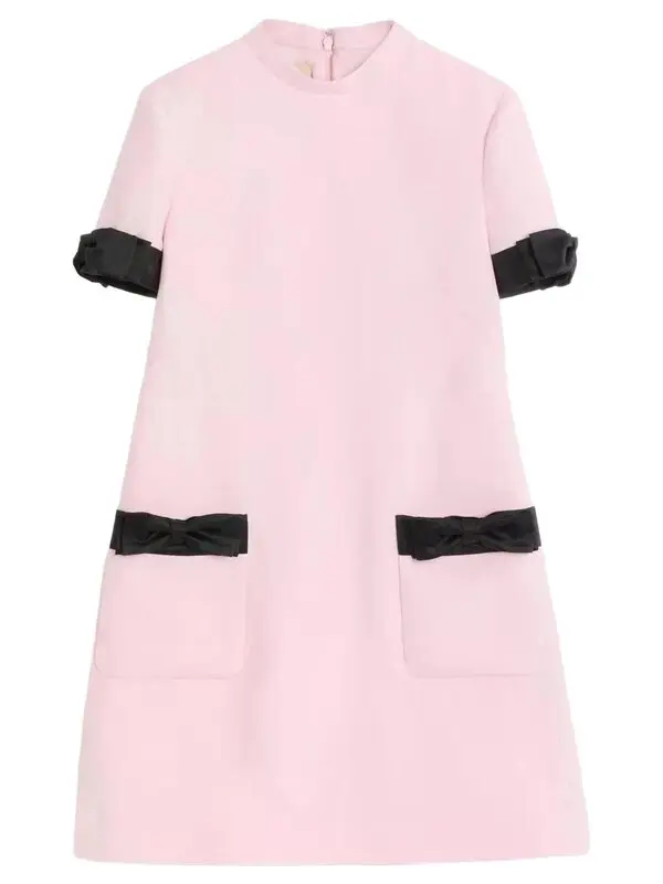 Valentino Garavani Crepe Couture Mini Dress - Pink
