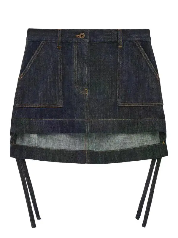 Loewe Denim Mini Skirt - Blue