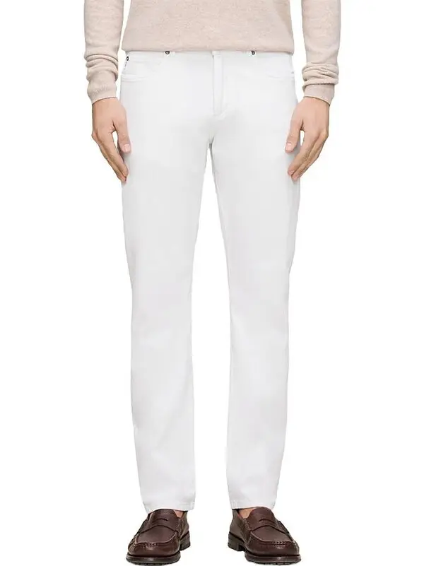 DL1961 Russell Slim Straight Fit Jeans - Whiteout
