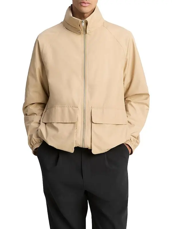 Vince Hooded Windbreaker Jacket - Light Canyon