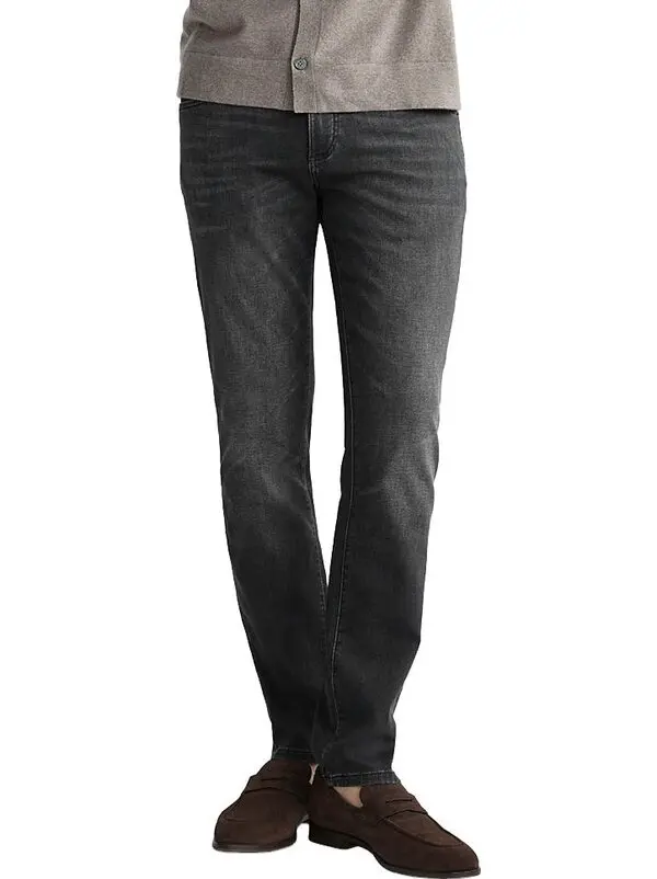 DL1961 Nick Slim-fit Knit Jeans - Washed Black