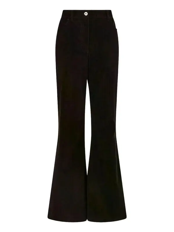 FERRAGAMO Flared Trousers - Brown