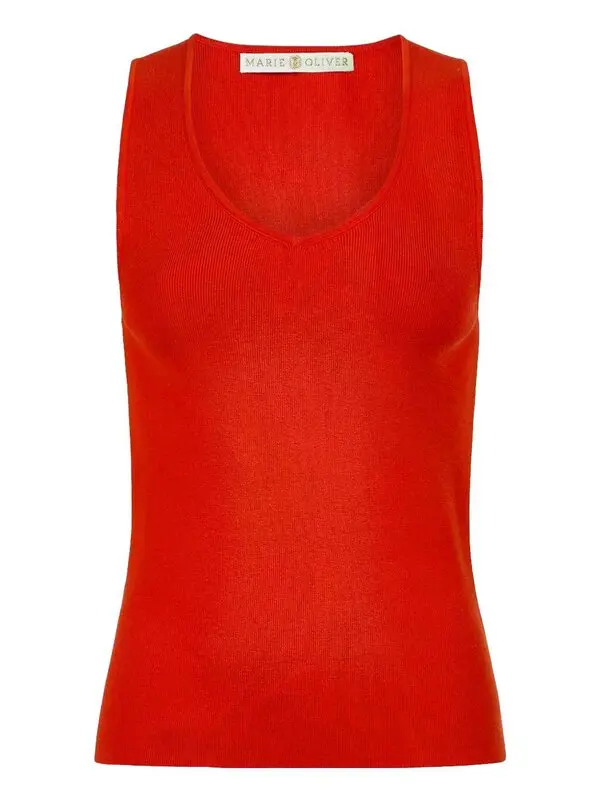 MARIE OLIVER Miranda Tank Top - Red