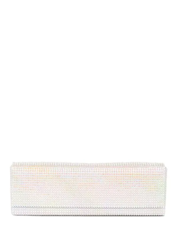Amina Muaddi Amini Paloma Clutch - White