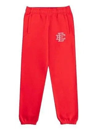 ERIC EMANUEL Ee Sweatpant - Red/swarovski