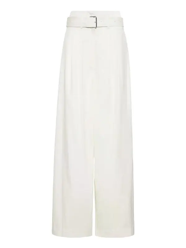Adam Lippes Jericho Palazzo Trousers - White