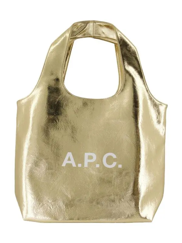 A.p.c. Ninon Shopper Bag - Gold