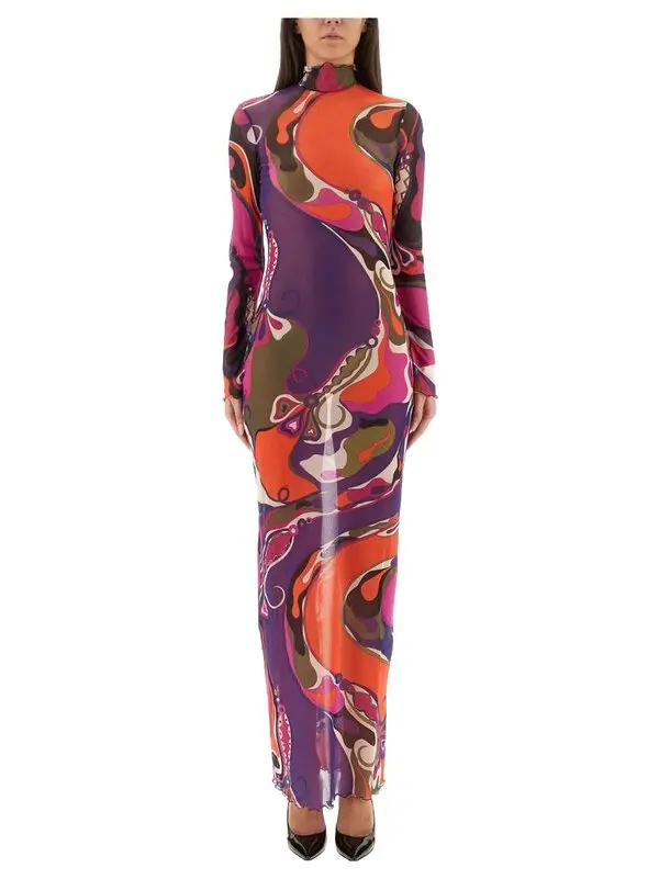 Emilio Pucci Printed Maxi Dress - Multicolour