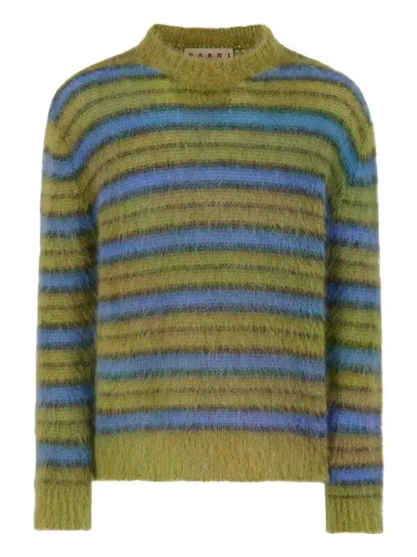Marni Striped Sweater - Green