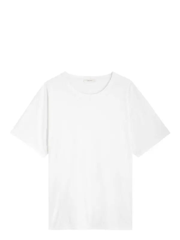 THE ROW Nadina Cotton T-shirt - White