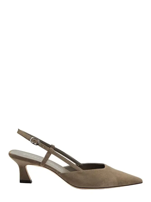 STUART WEITZMAN Vinnie 50 Slingback Pumps - Khaki