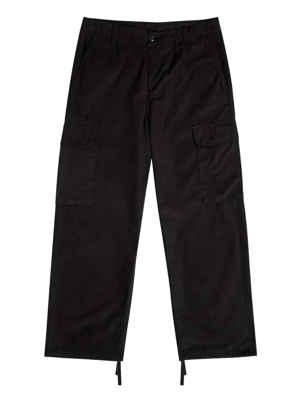 Carhartt Work In Progress Kade Cotton-poplin Cargo Trousers - Black