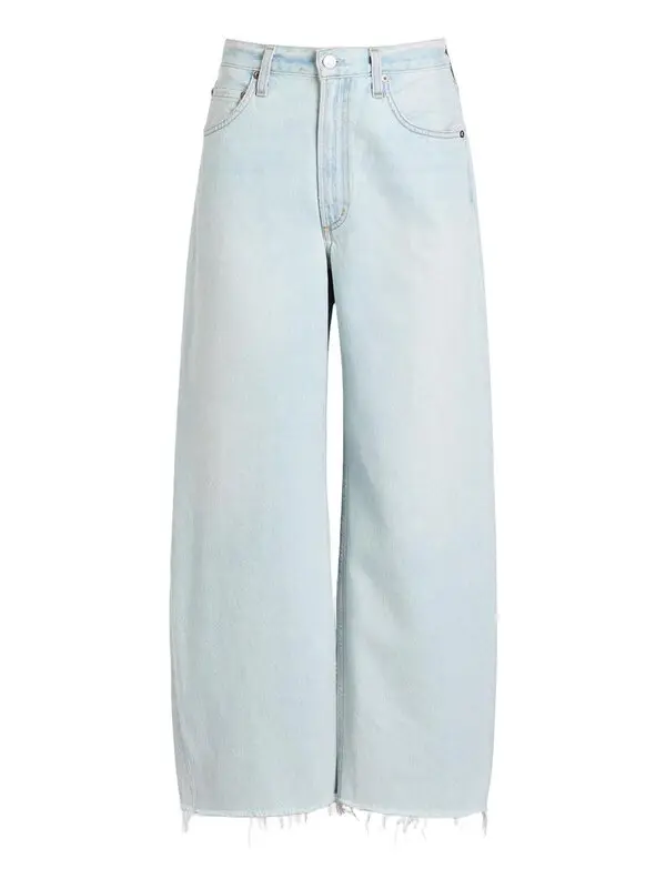 AGOLDE Low Curve Barrel-leg Jeans - Blue