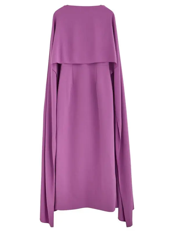 ROKSANDA Elina Cape-effect Gown - Lilac