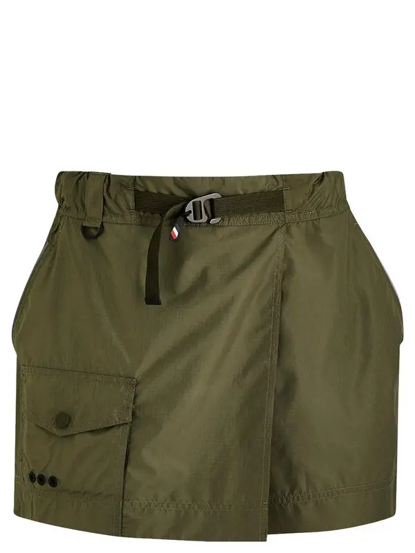 Moncler Shell Cargo Mini Skort - Green