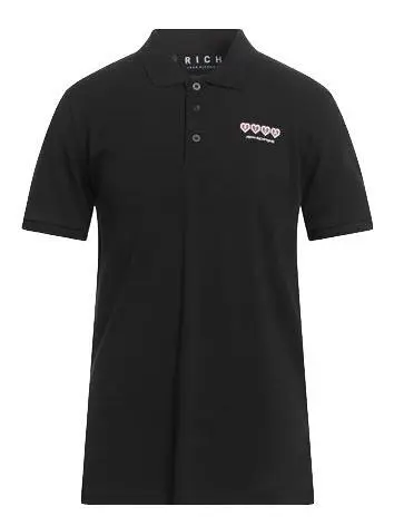 John Richmond Polo Shirt Size Cotton - Black