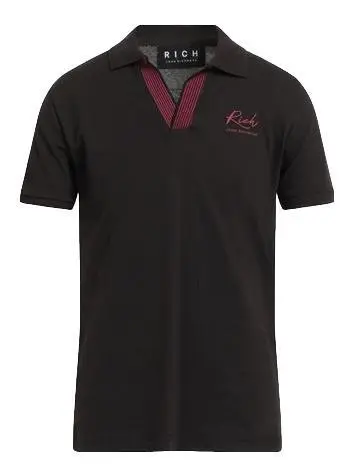 John Richmond Polo Shirt Size Cotton - Black