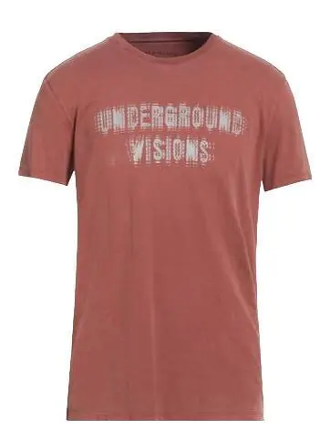 John Varvatos T-shirt Rust Size Cotton - Red