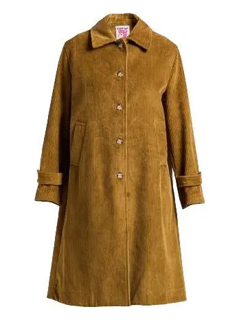 OTTOD'AME Khaki Corduroy Coat - Beige