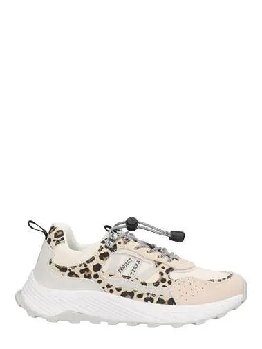 ACBC Leather And Textile Fibers Low-top Sneakers - Ivory