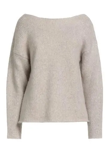 Alpha Studio Sweater With Sequins - Beige
