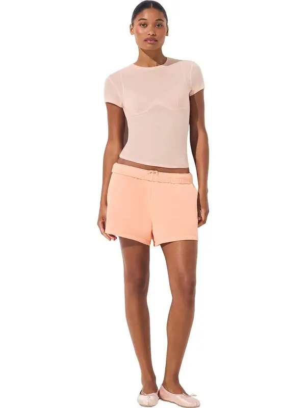 SKIMS Classic French Terry Short - Cantaloupe