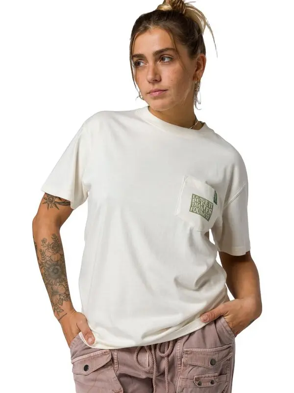 PARKS PROJECT Leave It Better Pocket Tee - Natural