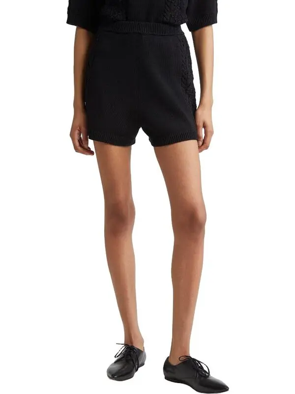 Loulou De Saison Andel Sweater Shorts - Black