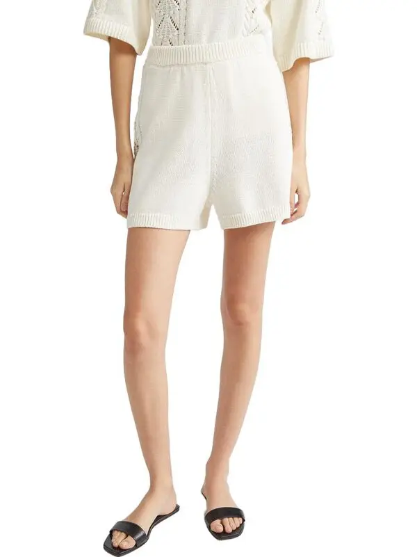 Loulou De Saison Andel Sweater Shorts - Ivory