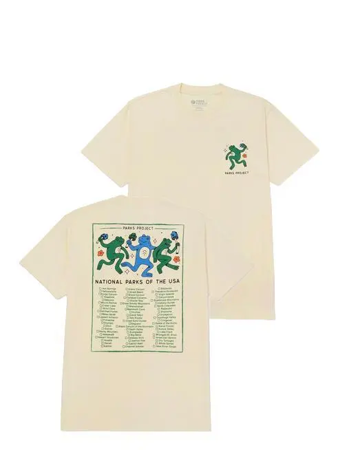 PARKS PROJECT Graphic Checklist Tee - Natural