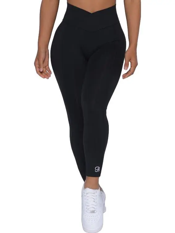 BOMBSHELL SPORTSWEAR Brazilian 7/8 Legging - Black