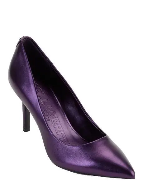 Karl Lagerfeld Paris Royale Pointed Toe Pump - Digital Violet