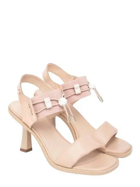 NEROGIARDINI Bungee Ankle Strap Sandal - Pink