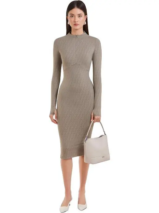 Rudsak Maylin Fitted Dress - Natural