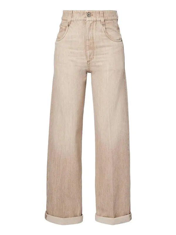 Brunello Cucinelli Wide-leg Jeans - Blue