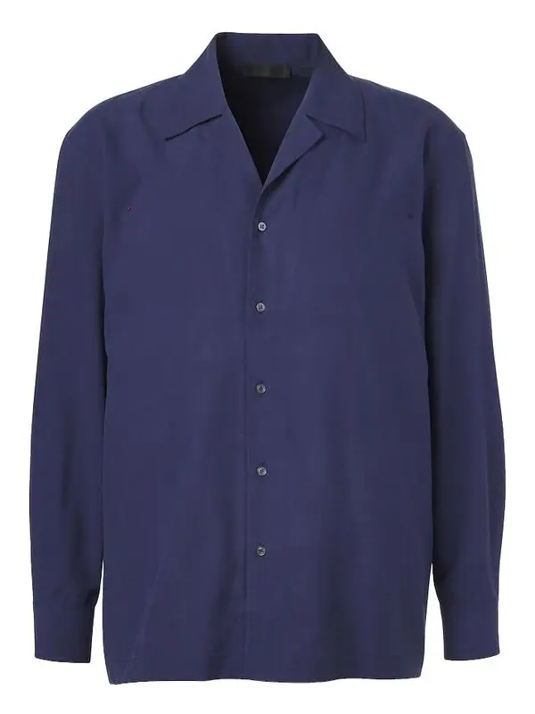 SAMAN AMEL Silk Shirt - Blue