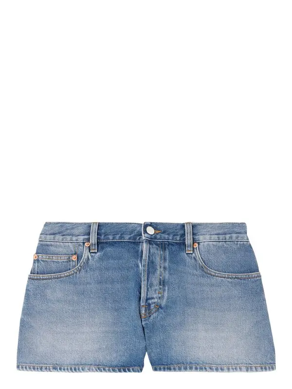 Gucci Lido Denim Shorts - Blue