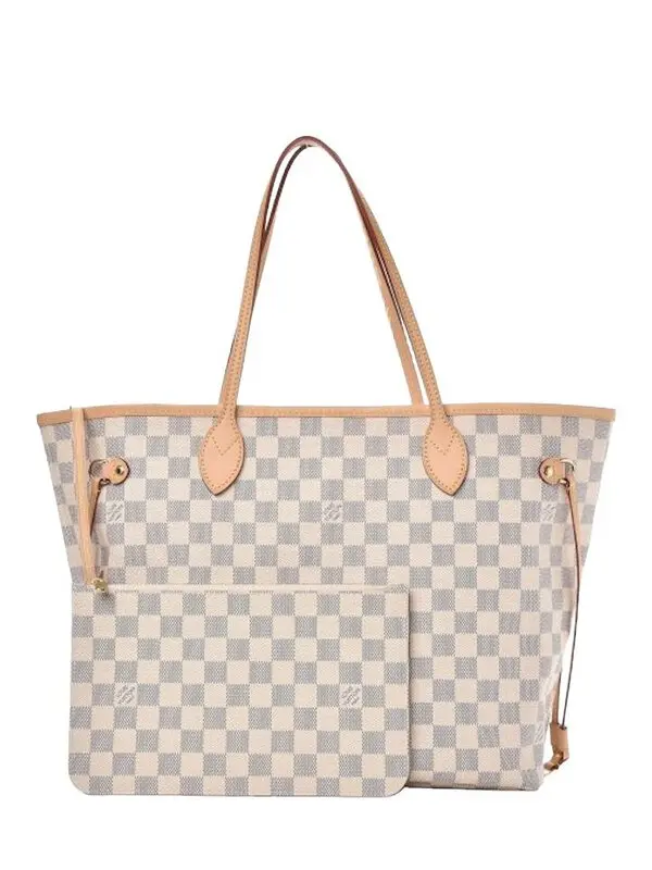 LOUIS VUITTON Neverfull Damier Azur Mm - Multicolor
