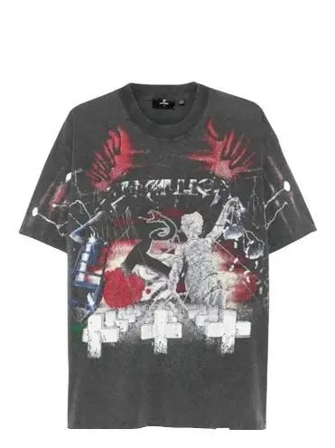 REPRESENT Master Of Puppets Tee Shirt - Grey
