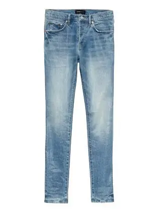 PURPLE BRAND Skinny Coated Jeans - Light Indigo