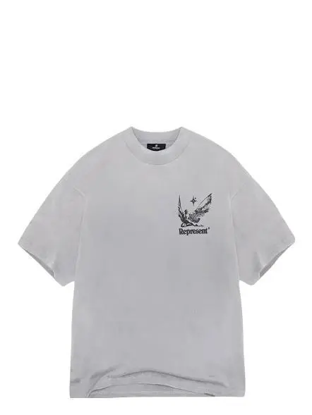 REPRESENT Spirits Of Summer Tee Shirt - Grey