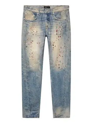 PURPLE BRAND Skinny Cyanine Jewel Jeans - Indigo